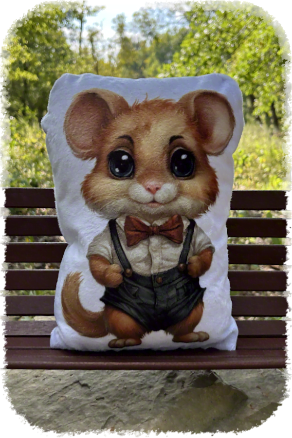 Chuckles The Hamster Plush Toy Afita | Creative ZK Designs