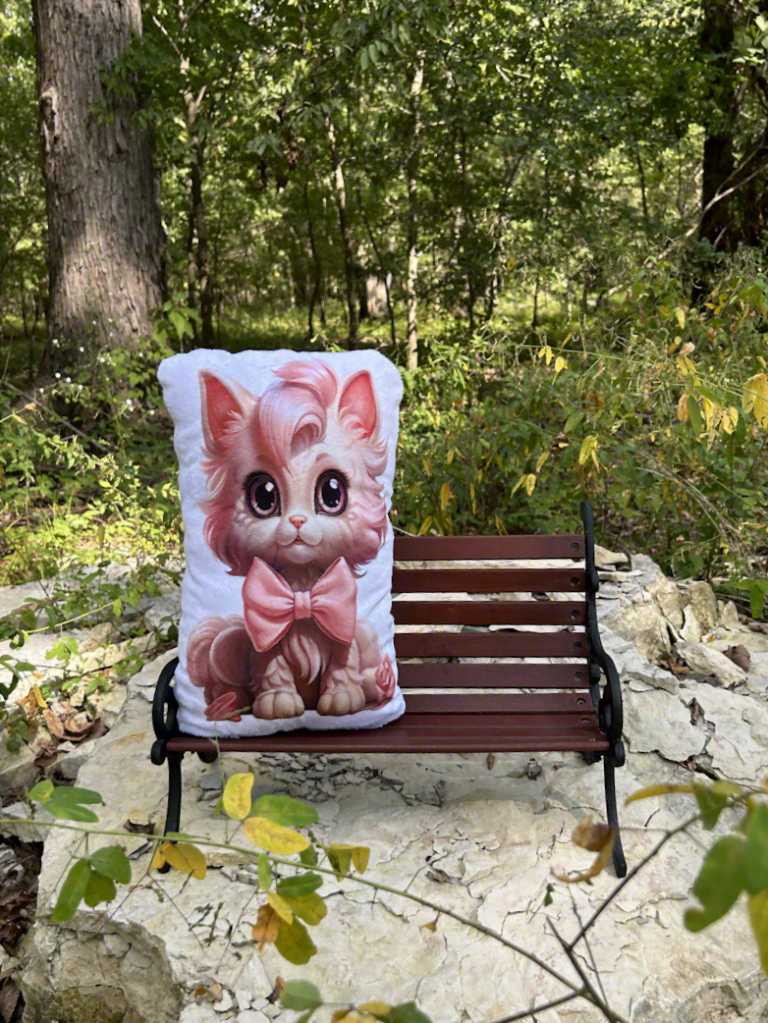 Paris The Pink Cat Plush Toy Afita | Creative ZK Designs